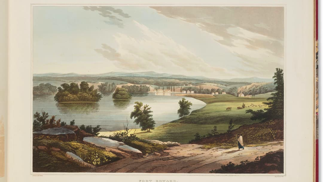 Fort Edward (No. 10 of The Hudson River Portfolio)